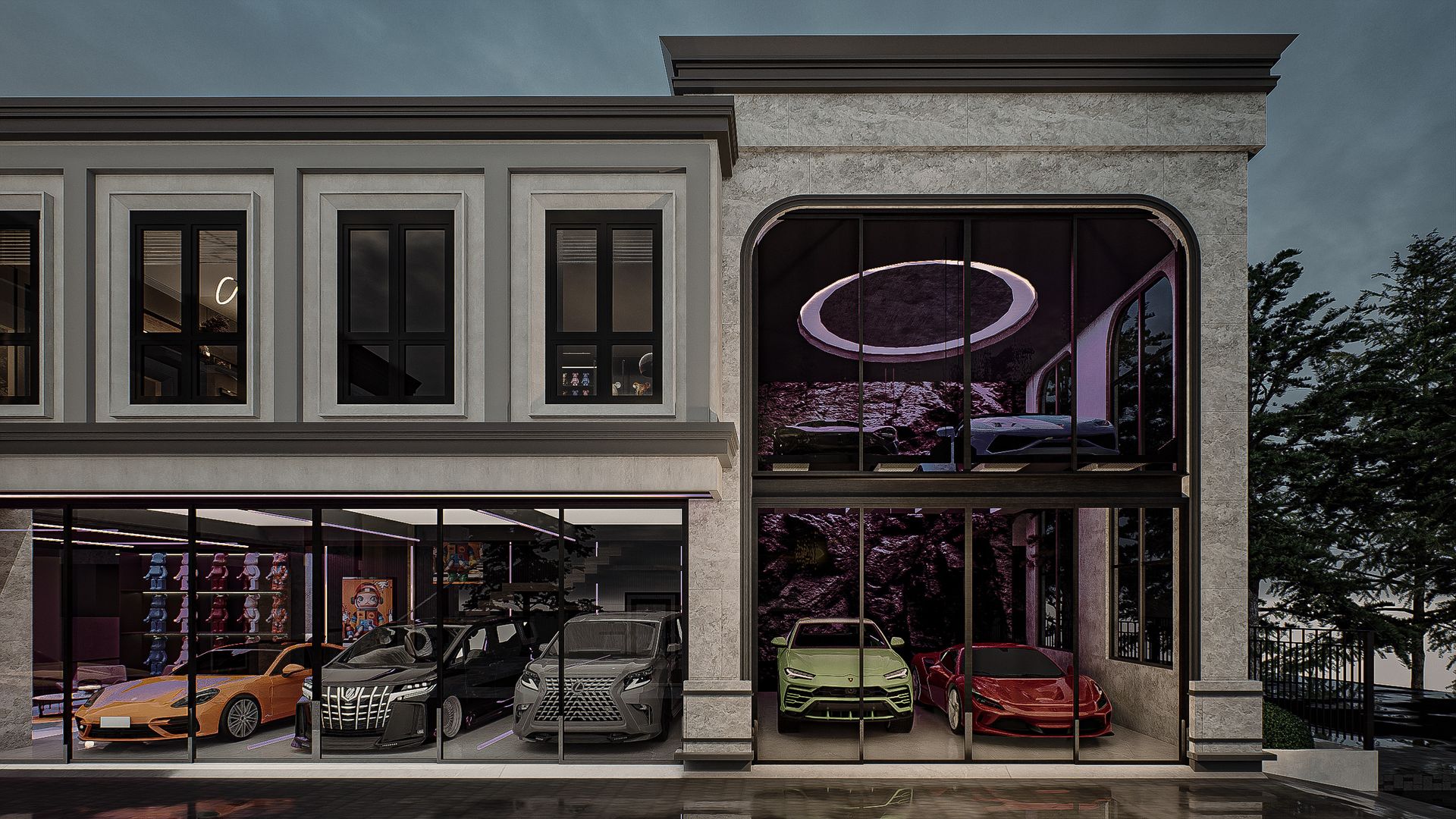 P GARAGE - ออกแบบโรงรถสไตล์ร่วมสมัย | Master Texture